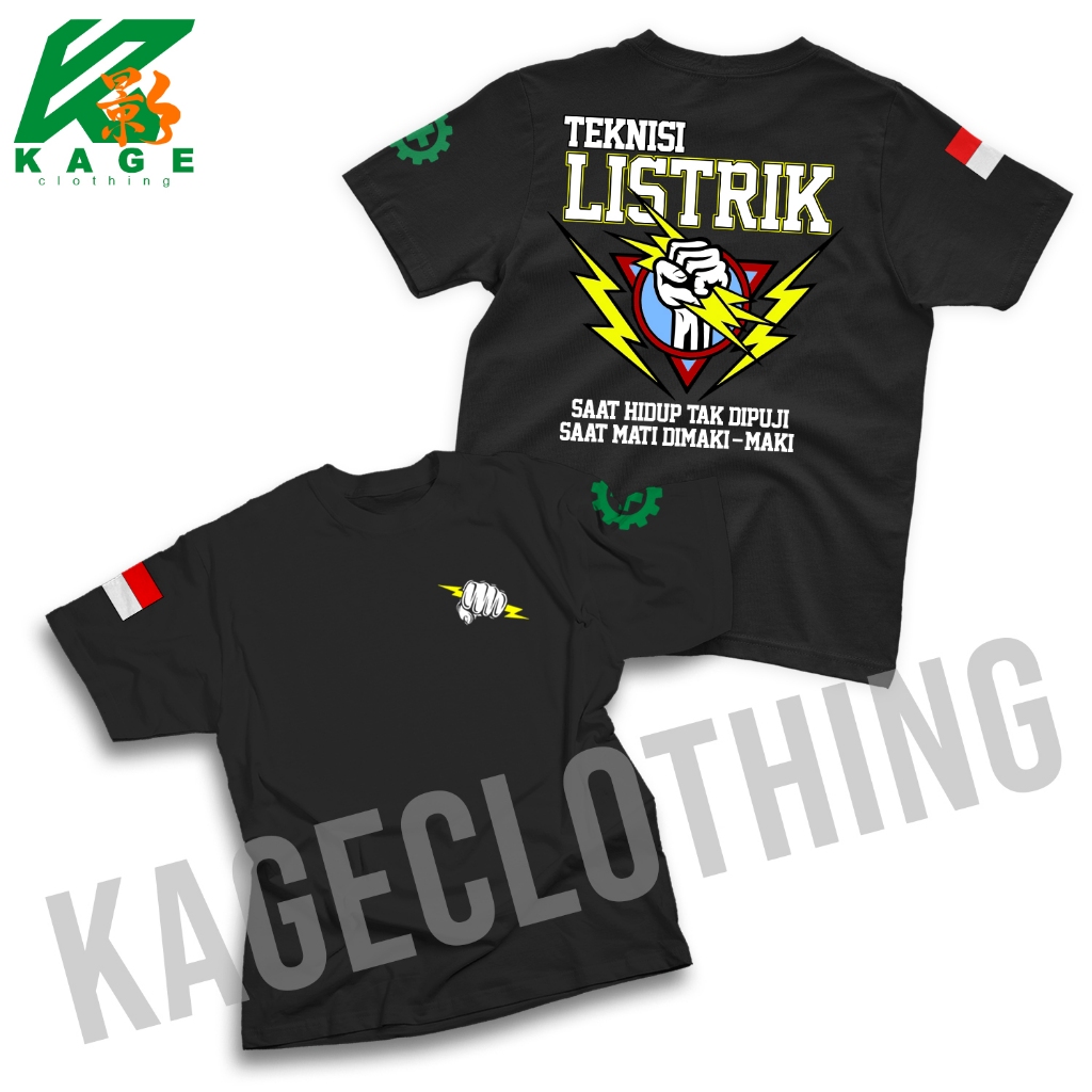 Jual Kaos pria TEKNISI LISTRIK ELECTRICAL ENGINEERING Tshirt baju ...
