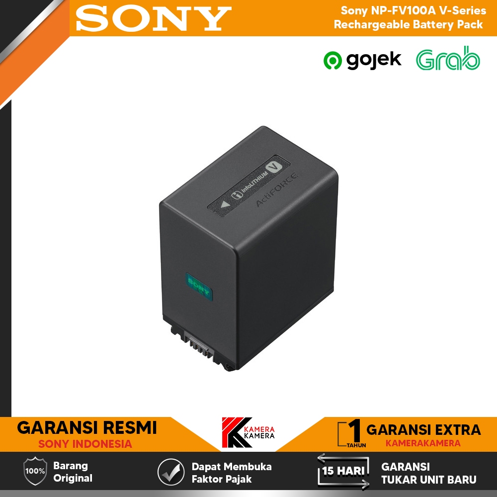 Jual Sony NP-FV100A V-Series Battery Pack 3410mAh Sony FV 100A ORIGINAL | Shopee Indonesia