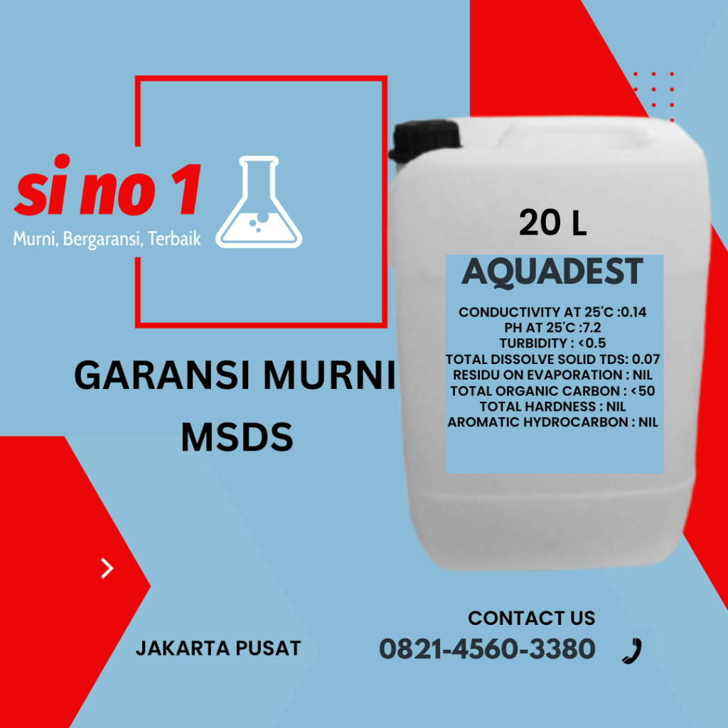 Jual AIR DESTILASI / AQUADEST / AIR SULING MURNI 20 LITER PREMIUM ...