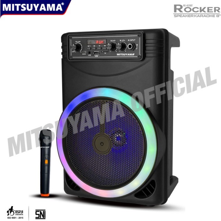 Jual Speaker Karaoke Bluetooth 8'' Mitsuyama MS-4020BT Rocker seri | Shopee Indonesia