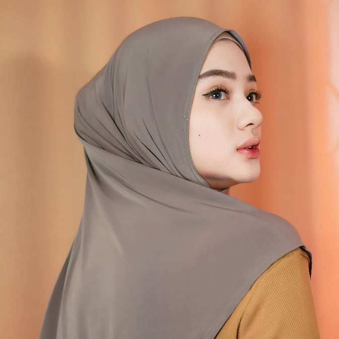 Jual Pashmina Instan Oval Jersey Premium | Shopee Indonesia