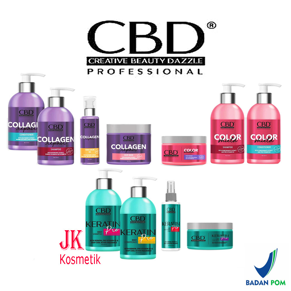 Jual CBD Professional Shampoo - Conditioner - Hair Mask / Keratin Pro ...