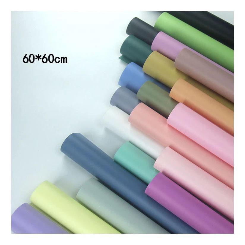 Jual DOFF TRANSPARENT CELLOPHANE FLOWER WRAPPING KERTAS MATE DOP DOF ...