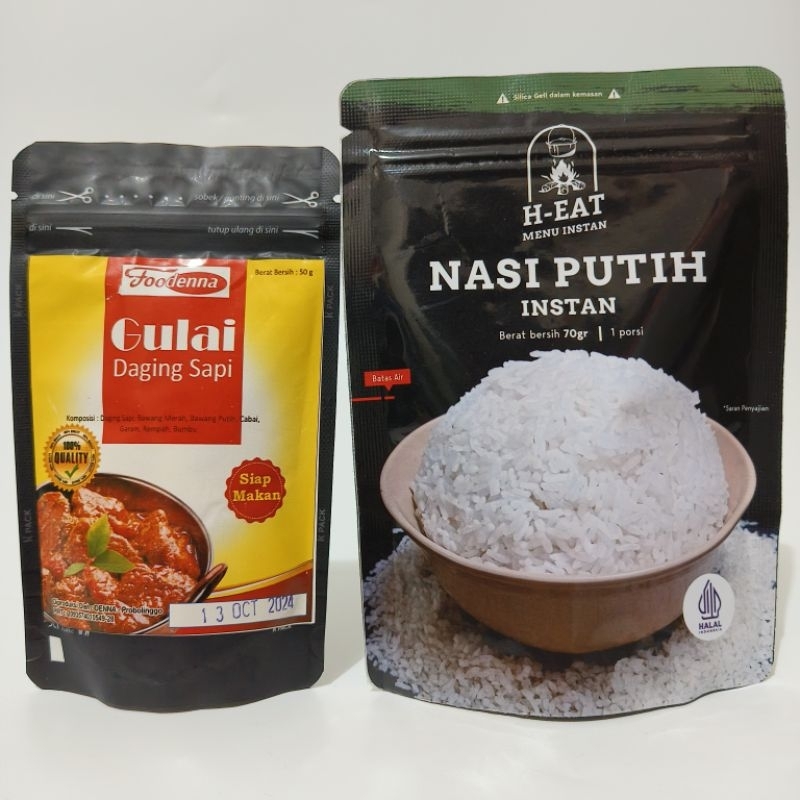 Jual Nasi Rendang Sapi | Nasi Rendang Ayam | Nasi Ayam Suwir | H-eat ...