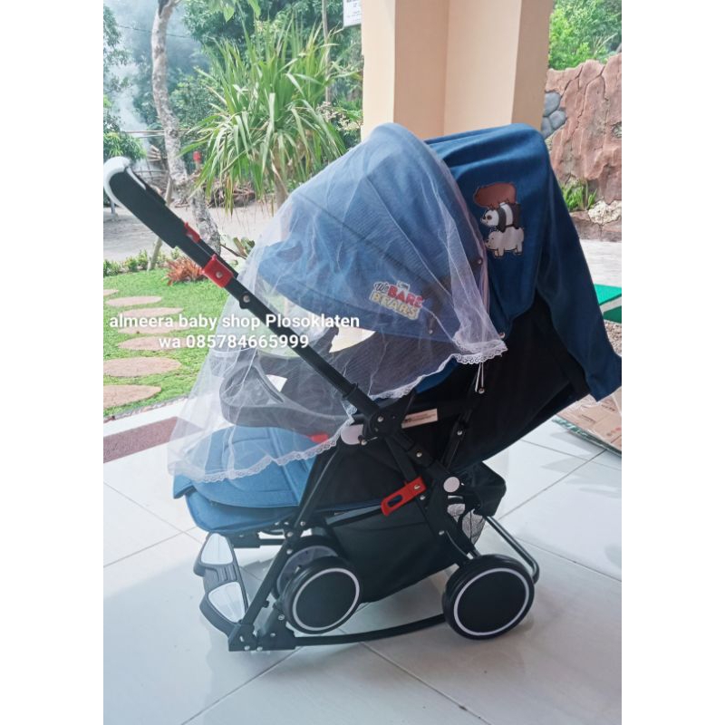Jual Stroller Baby Space/ Stroller bayi/ Stroller 2 arah | Shopee Indonesia