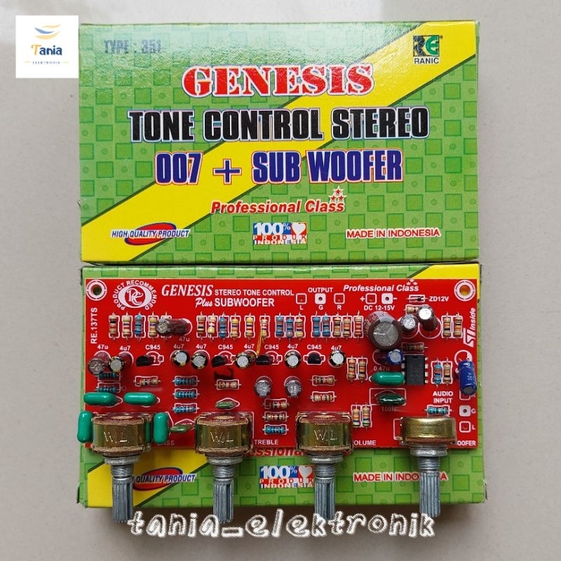 Jual KIT TONE CONTROL STEREO GENESIS 12V DC | Shopee Indonesia