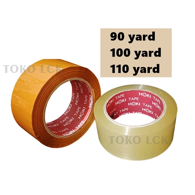 Jual Lakban OPP bening coklat 90 yard 100 110 yard bening tan coklat ...