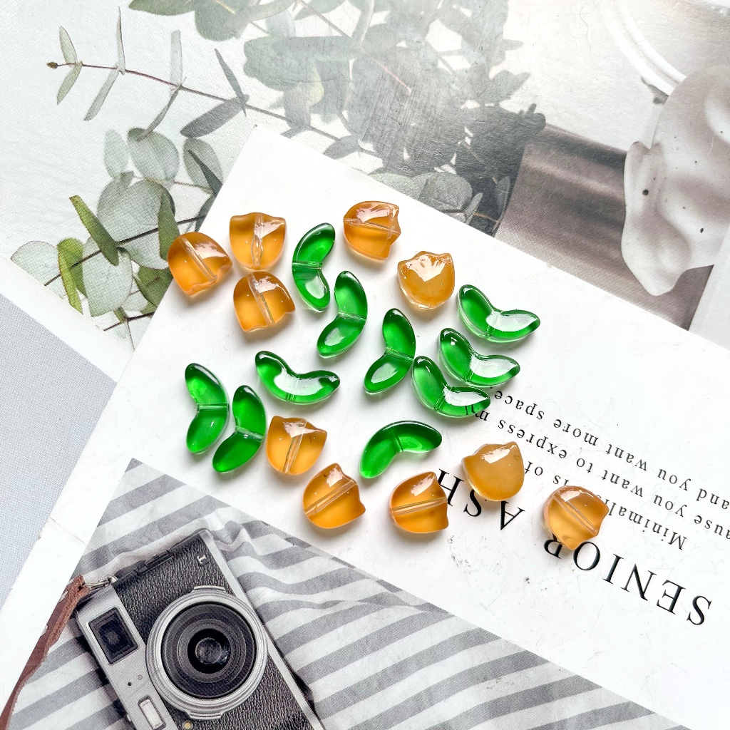 Jual 10 Set Manik-manik Kaca - Tulip type A | Shopee Indonesia