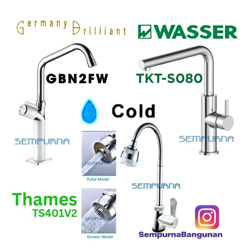 Jual Kran keran meja dapur cuci piring fleksibel bebek angsa Germany ...