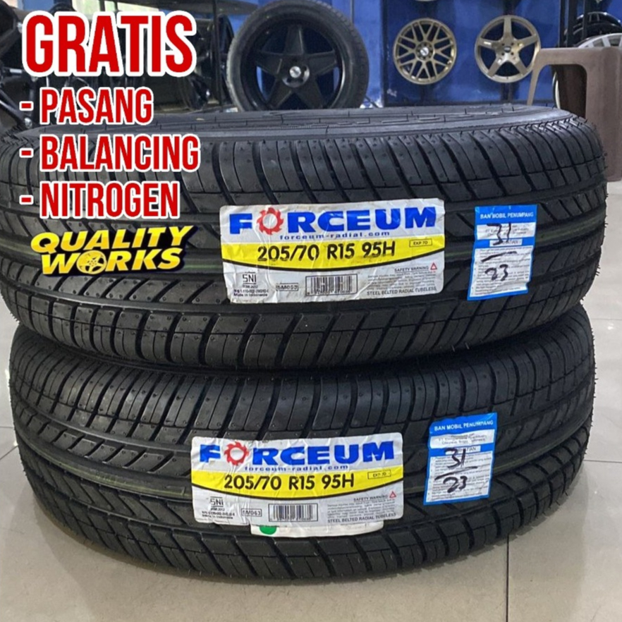 Jual Promo Ban Mobil ukuran 205 70 R15 Forceum | Shopee Indonesia