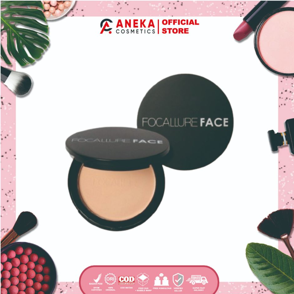 Jual FOCALLURE OIL-CONTROL PRESSED POWDER-MATTE | BEDAK PADAT FA 16 ...