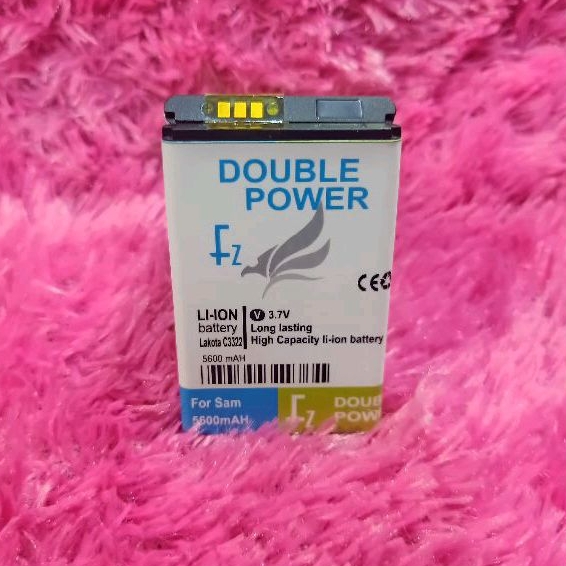 Jual baterai dobel power SAMSUNG LAKOTA C3322 asli dobel power batrrey ...