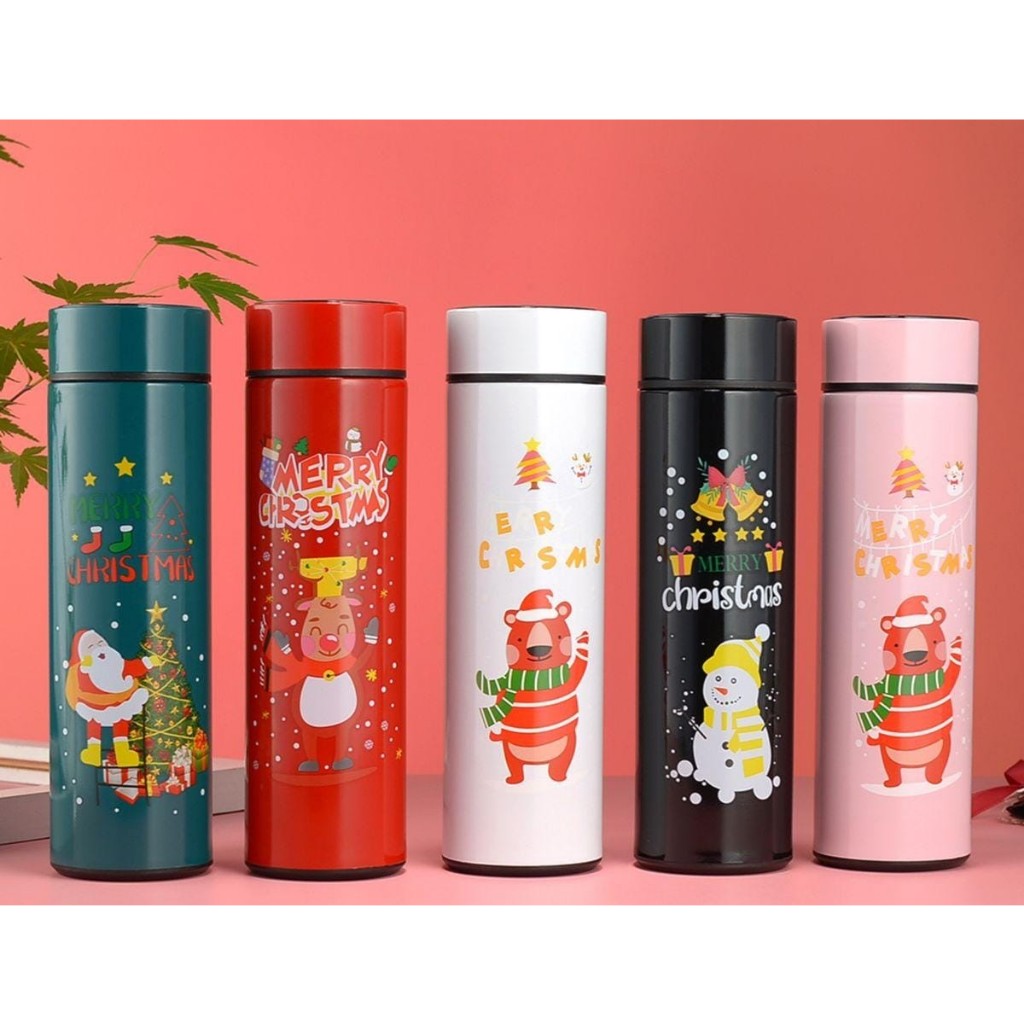 Jual Botol Termos LED Christmas Natal 500 ML Stainless Steel SUS 304 ...