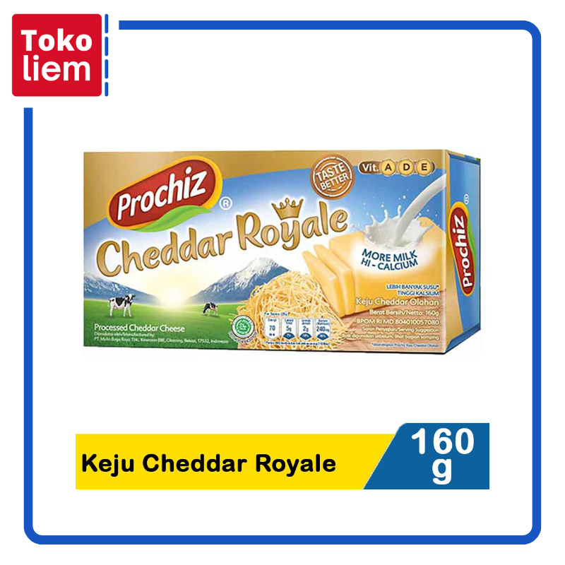 Jual Pro Chiz Keju Cheddar Royale 160G | Shopee Indonesia