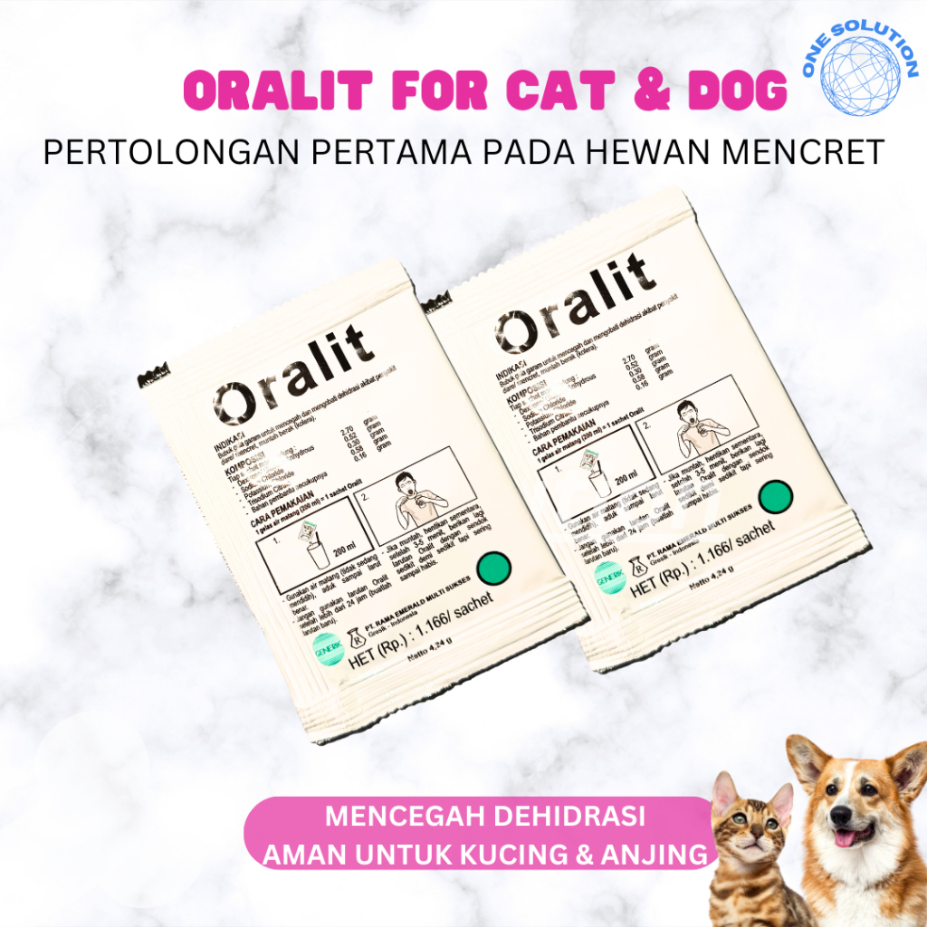 Jual ORALIT FOR CAT MENGATASI DIARE KUCING | ORALIT KUCING CAIRAN ...