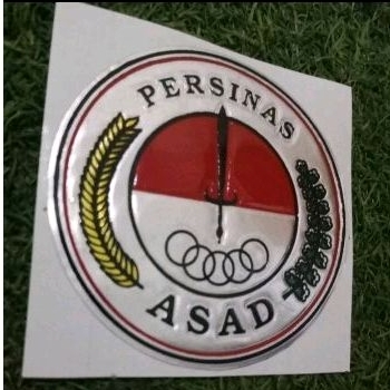 Jual Stiker Embos Timbul Logo PERSINAS ASAD | Shopee Indonesia