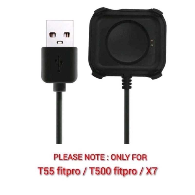 Jual Kabel Charger Cas Smartwatch T55 T500 X7 Fitpro Original | Shopee ...