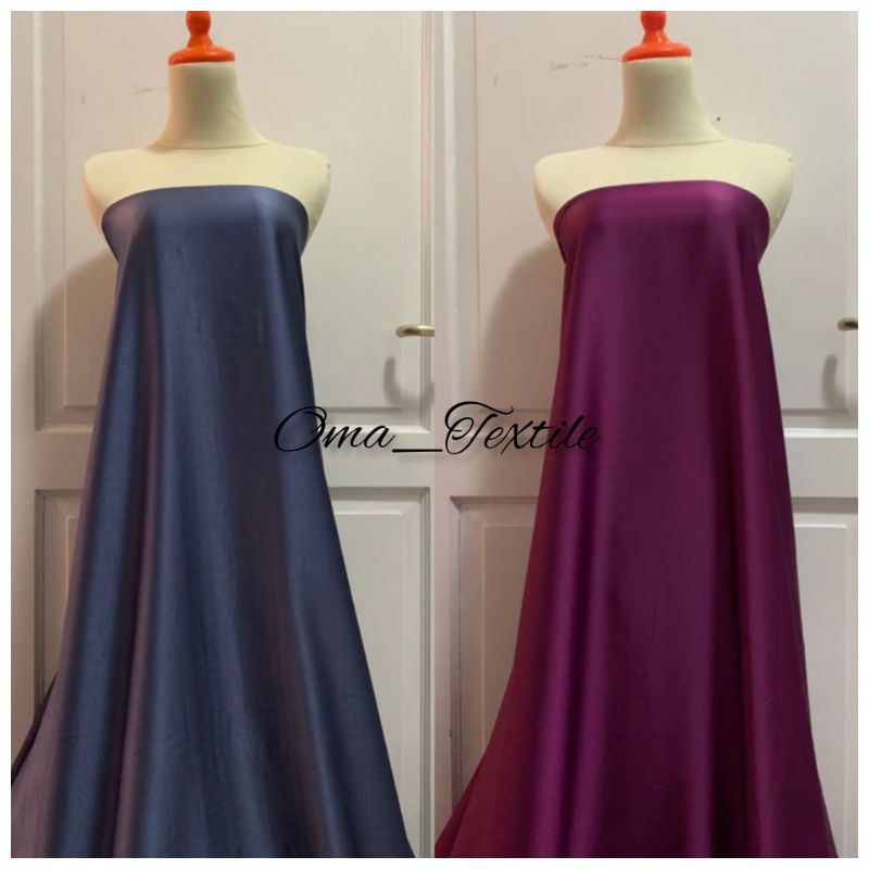 Jual Bahan kain Polos RO BERTO cavali/Satin Roberto Cavali Premium ...