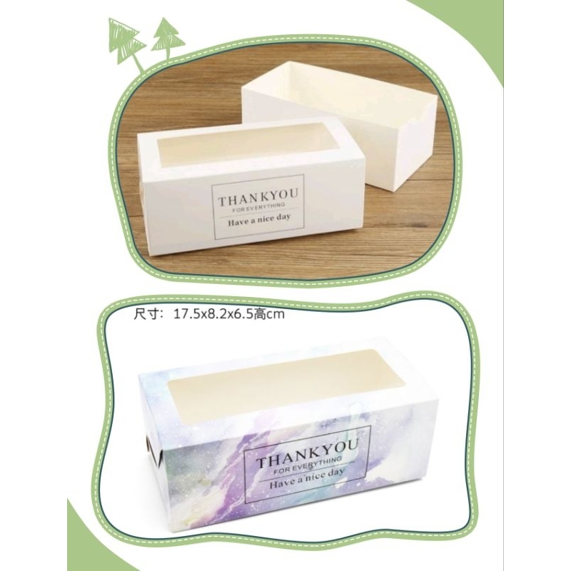 Jual Box Mini Bolu Gulung Box Snack Box Kue Panjang Box Kue Ultah Box ...