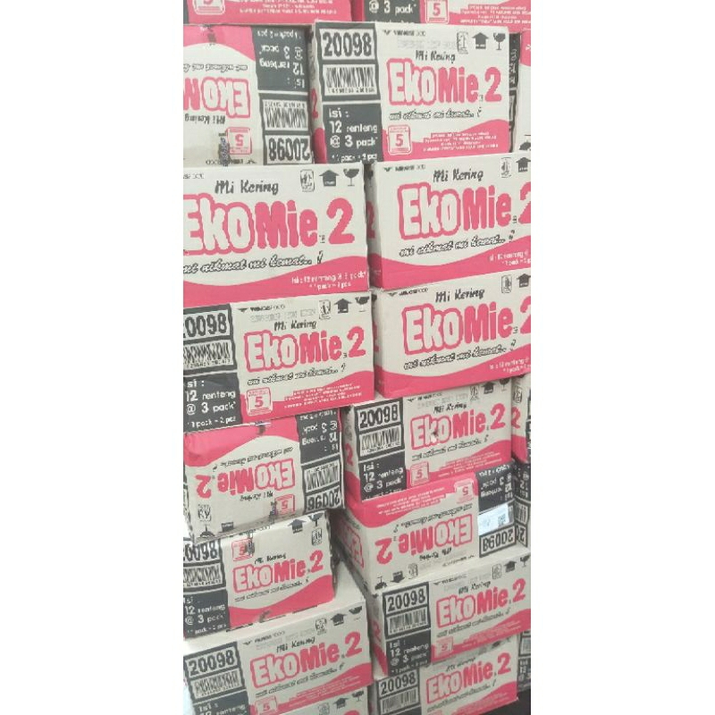 Jual PROMO EKOMIE 1 DUS ISI 12 RENTENG | Shopee Indonesia