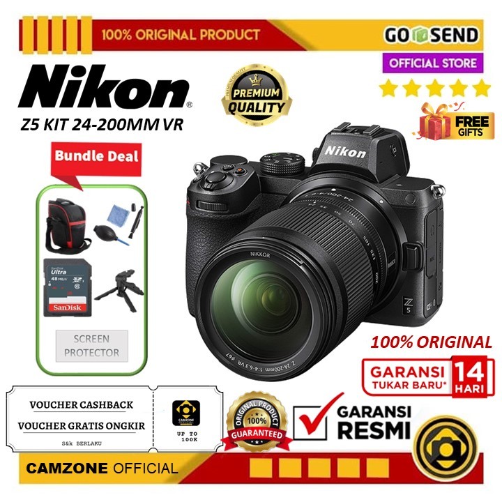 Jual Nikon Z5 Kit 24-200mm Lens Mirrorless Camera - GARANSI RESMI ...