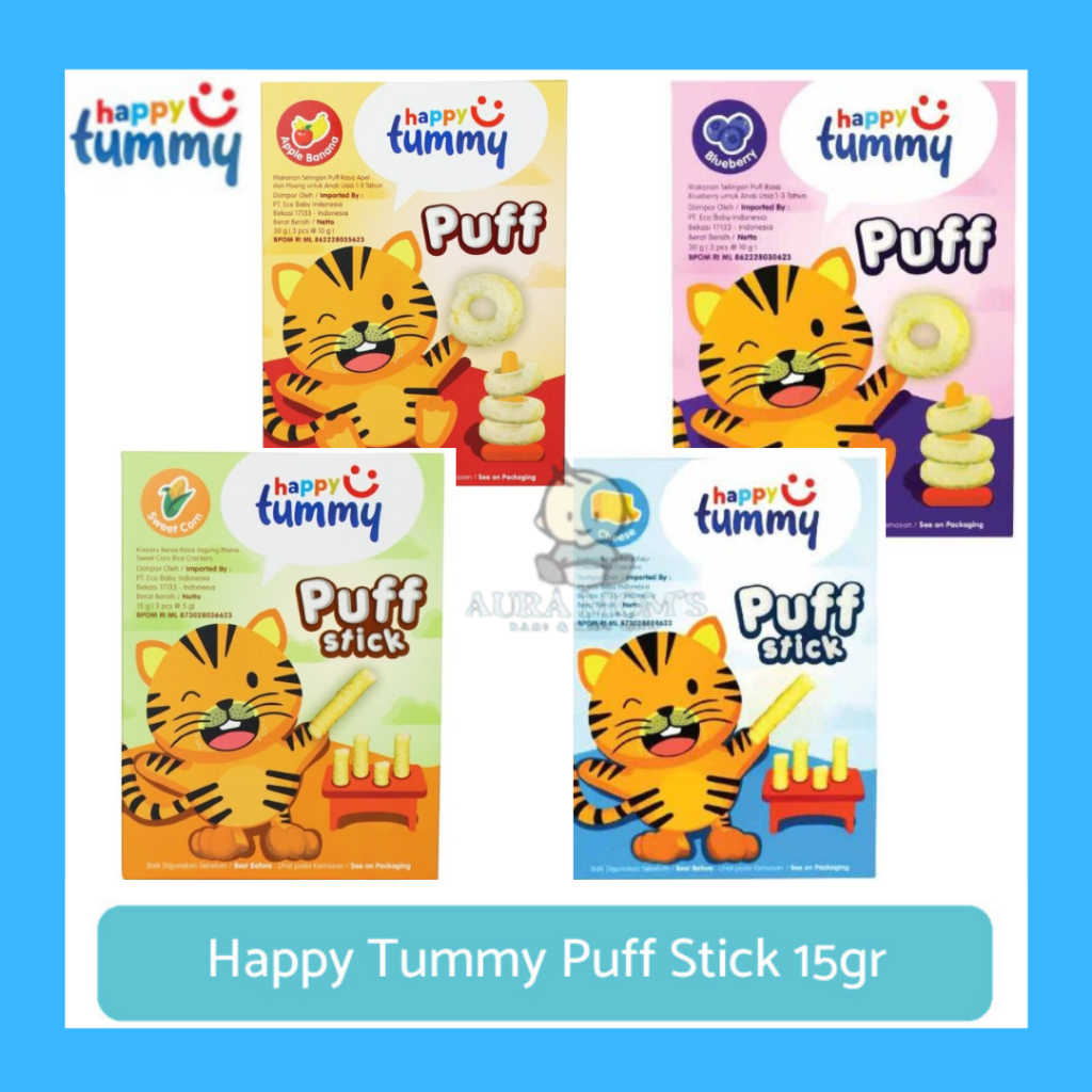 Jual Happy Tummy - Puff Stick Bundle | Shopee Indonesia
