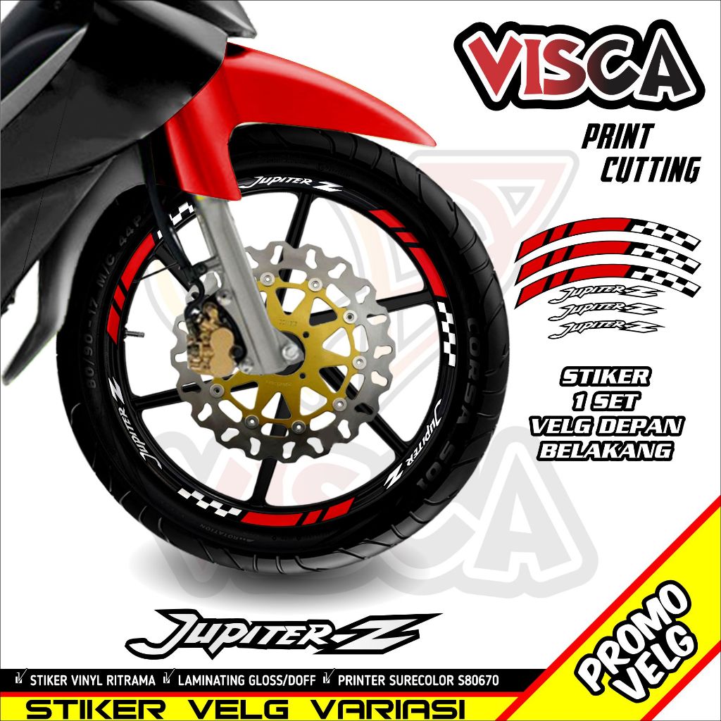 Jual Stiker Velg List Velg Motor Cutting Sticker Velk Jupiter Z Variasi ...