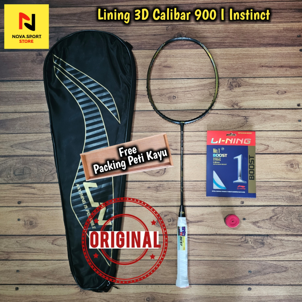 Jual Raket Badminton Lining 3D Calibar 900 I Instinct | Shopee Indonesia