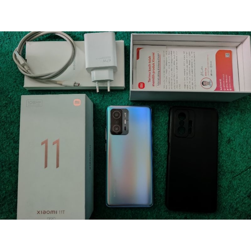 Jual Xiaomi mi 11t Aurora 8/256gb full set | Shopee Indonesia