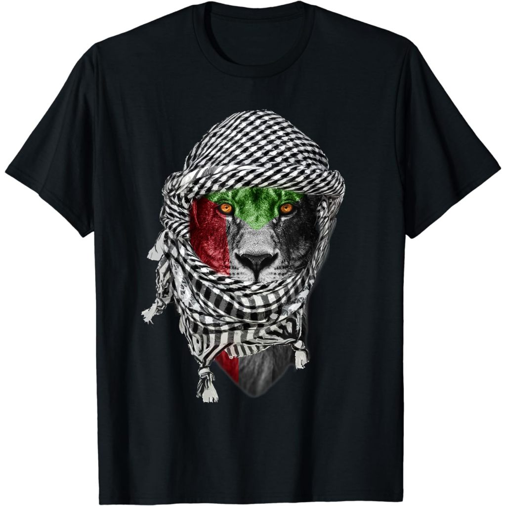 Jual Baju kaos Free palestine, Palestinian lion T-Shirt | Shopee Indonesia