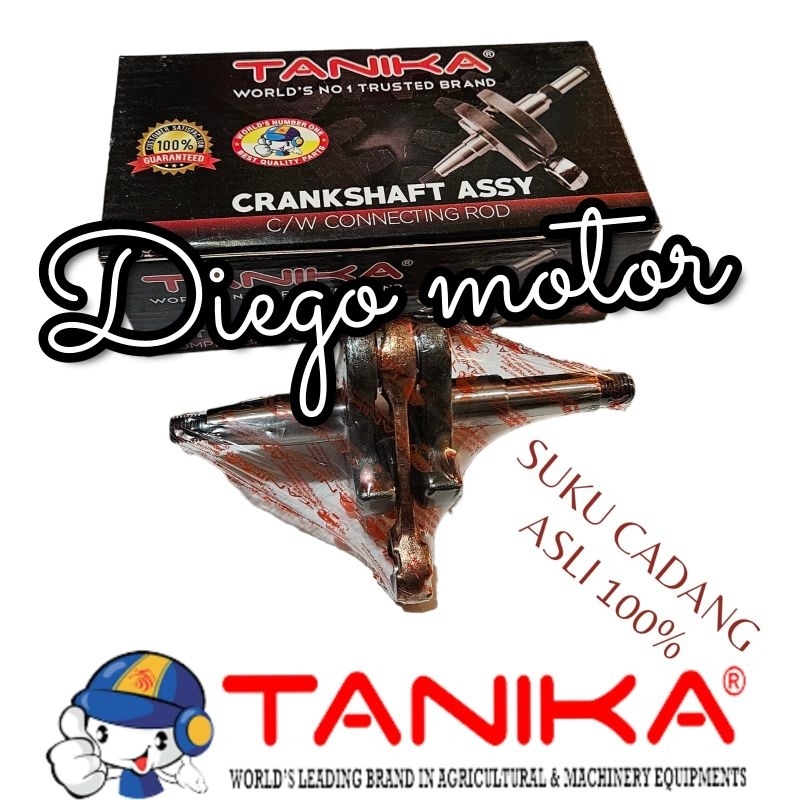 Jual TNK007 Crankshaft Kruk As Mesin Chainsaw Senso Tanika 007 Original ...