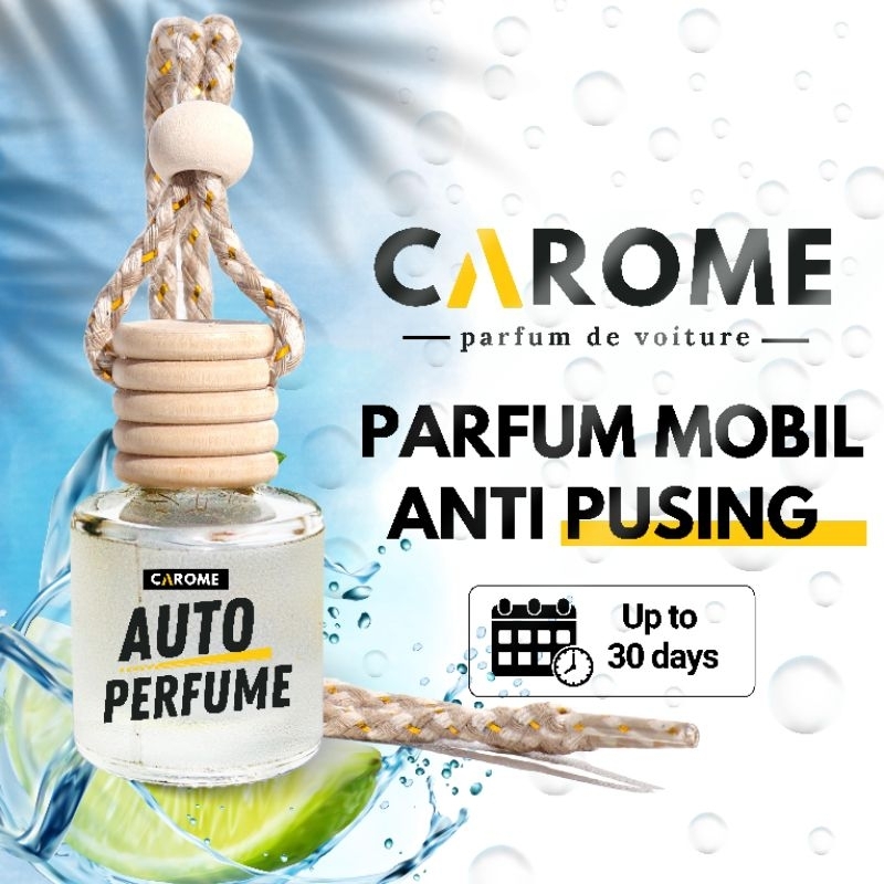 Jual CAROME | Parfum Mobil Gantung dan Pengharum Ruangan Mewah Aroma terapi 10ml | Shopee Indonesia