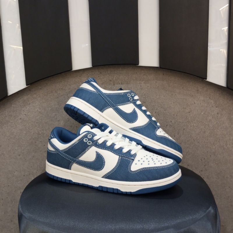 Jual Sbar Nike Dunk Low Industrial Blue Sashiko Summit White | Shopee ...
