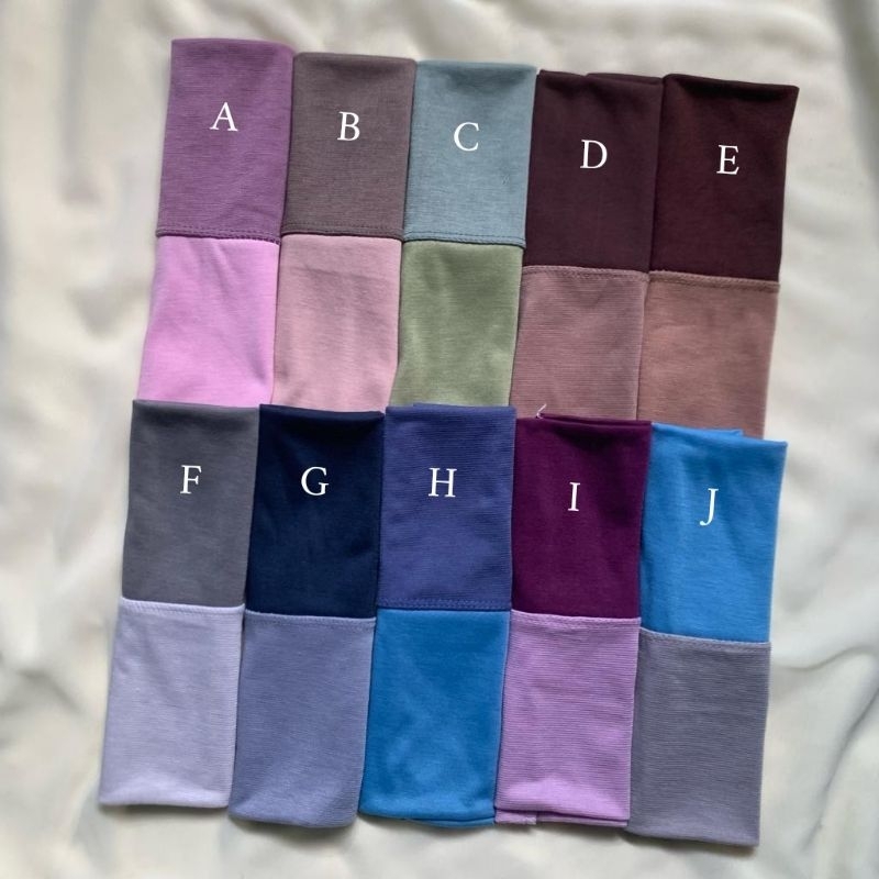 Jual CIPUT 2 WARNA/INNER KAOS 2 WARNA/CIPUT DALEMAN HIJAB/INNER 2 TONE ...