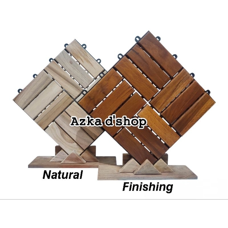 Jual Decking Tile 30 x 30cm Lantai Kayu | Shopee Indonesia