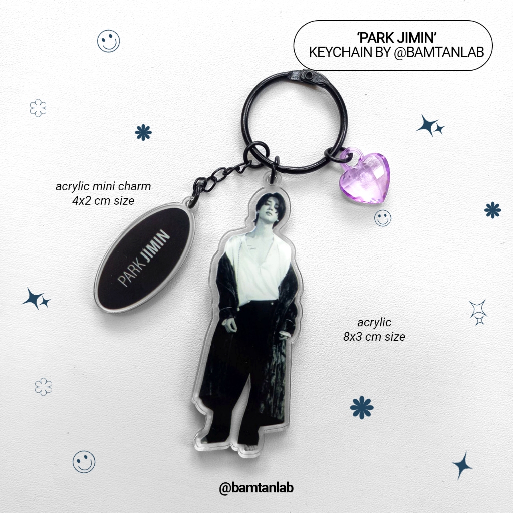 Jual [PRE-ORDER] 'PARK JIMIN' Keychain | GANTUNGAN KUNCI AKRILIK JIMIN ...