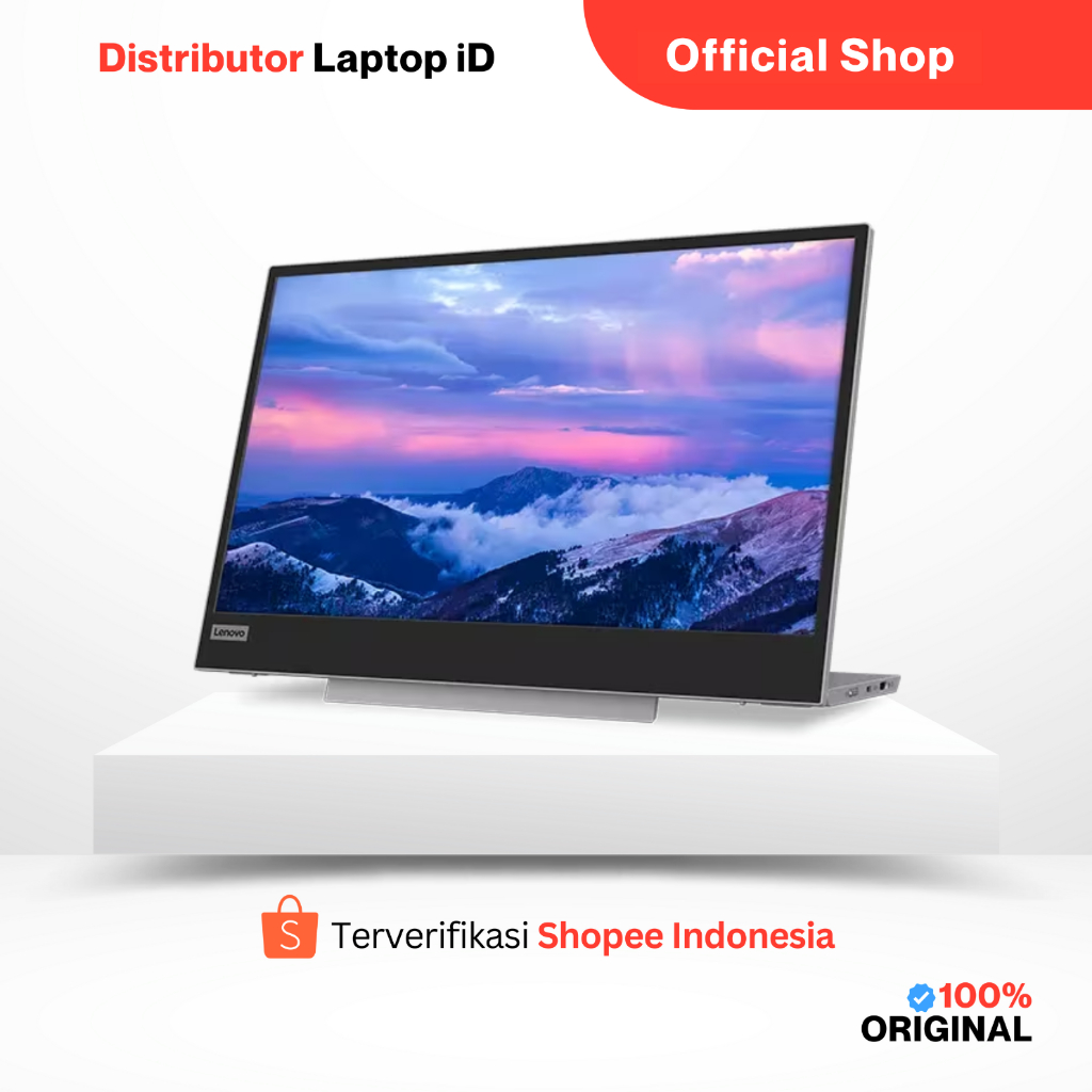 Jual Lenovo L15 Mobile Monitor Portable 15 Inch FHD IPS USB C 60Hz ...