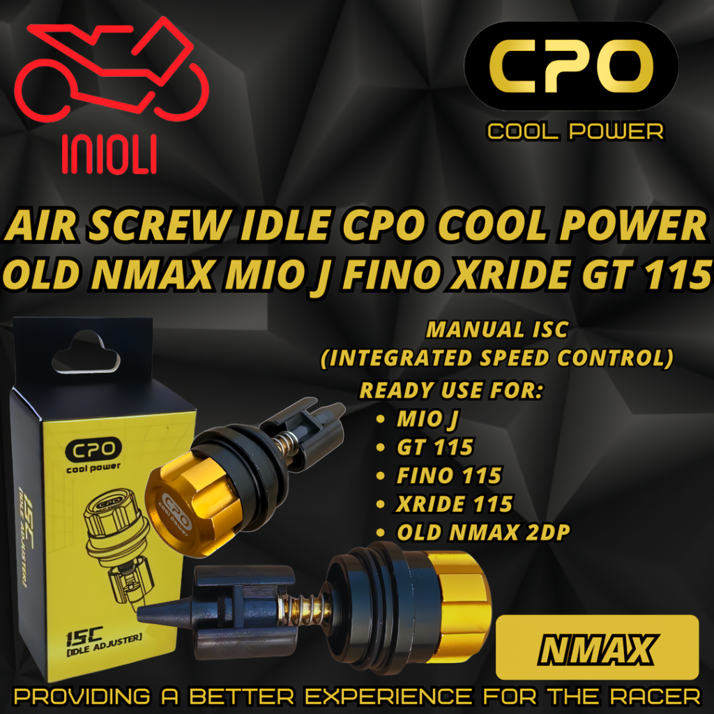 Jual AIR SCREW ISC CPO OLD NMAX MIO J FINO 115 GT 115 XRIDE 115 X-RIDE ...