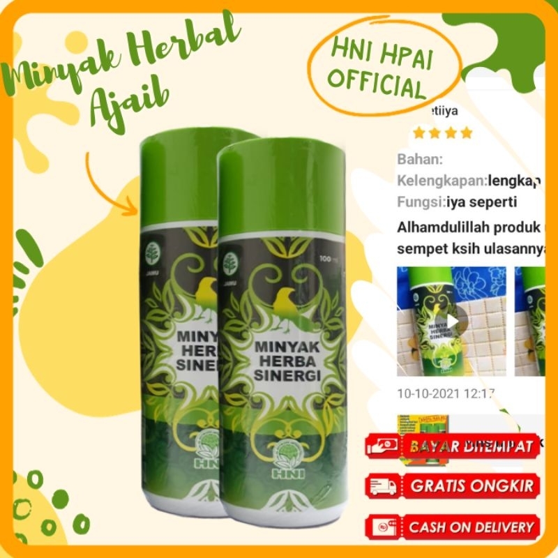Jual Mhs minyak herba sinergi hni hpai minyak ajaib burung but but ...