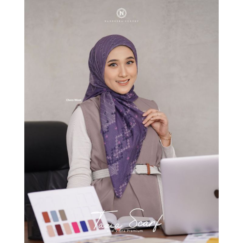 Jual TAZIA SCARF Scarf cantik Nadheera Luxury spesial price Remeisha ...