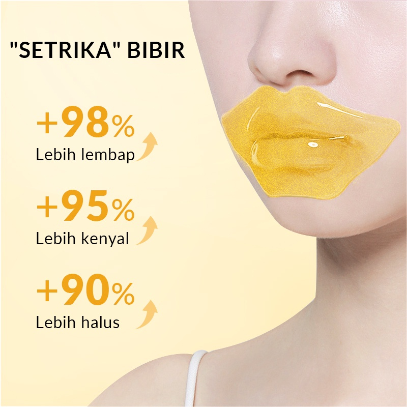 Jual BIOAQUA Masker Bibir - Lip Mask 6 g | Cherry Collagen | 24 K Gold ...