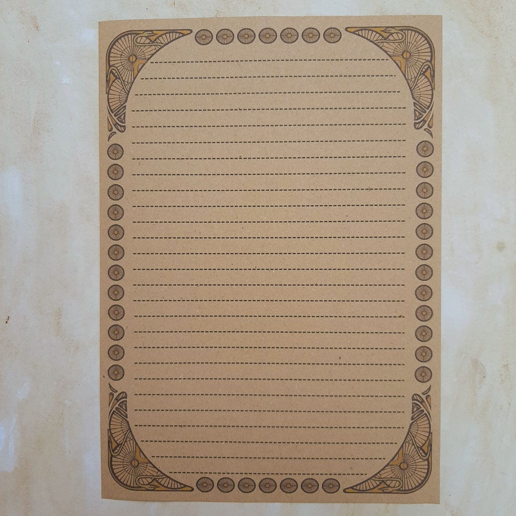 Jual KERTAS SURAT VINTAGE - KERTAS SAMSON - BORDER SURAT KRAFT - 150 ...