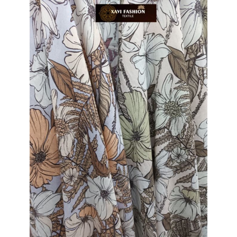 Jual Kain KATUN PREMIUM Silk New Motif || Harga Per Setengah Meter (50 ...