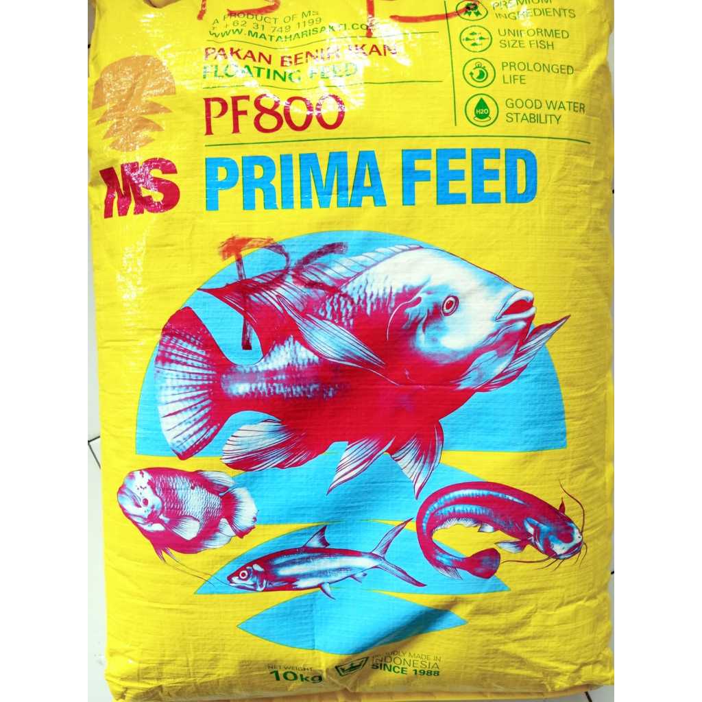 Jual (1KG) PRIMA FEED /PF 800/PAKAN BENIH IKAN | Shopee Indonesia
