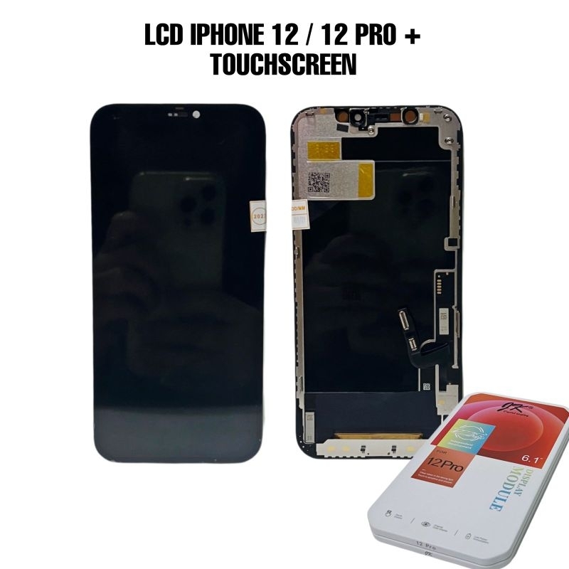 Jual JK LCD IPHONE 12 / IPHONE 12 PRO INCELL + TOUCHSCREEN BLACK ...