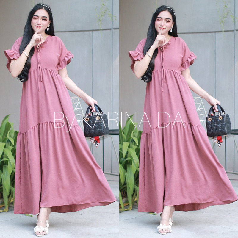 Jual DIANDRA LONG/DIANDRA DRESS/DASTER BUSUI/DASTER JUMBO/DRESS CRINKLE ...