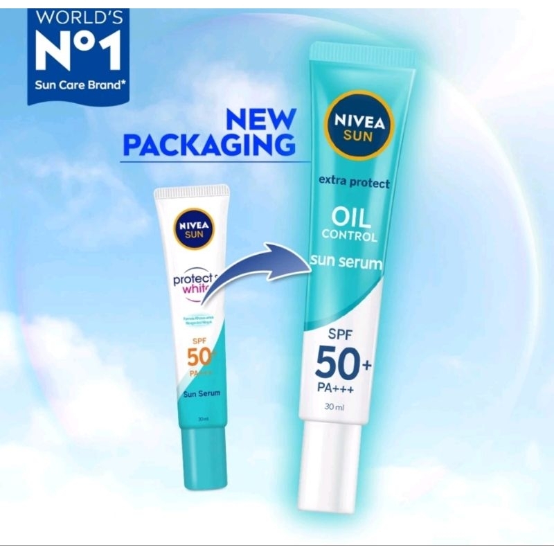 Jual NIVEA SUN FACE PROTECTION SERUM SPF 50+ PA+++ OIL CONTROL | Shopee ...