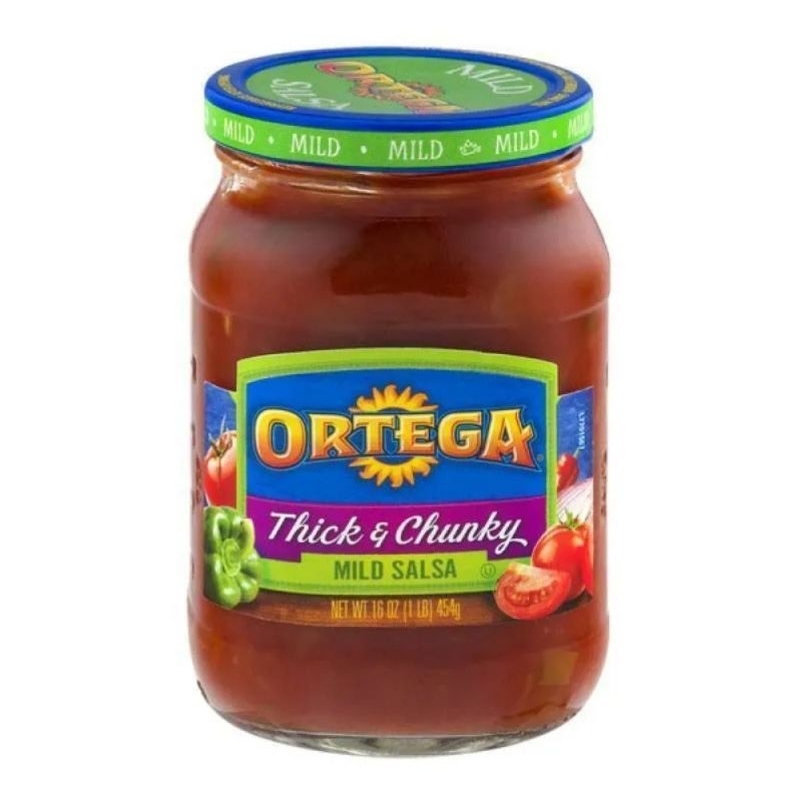 Jual Ortega Taco Sauce Thick & Chunky MILD Salsa 454gr / Saus Taco ...