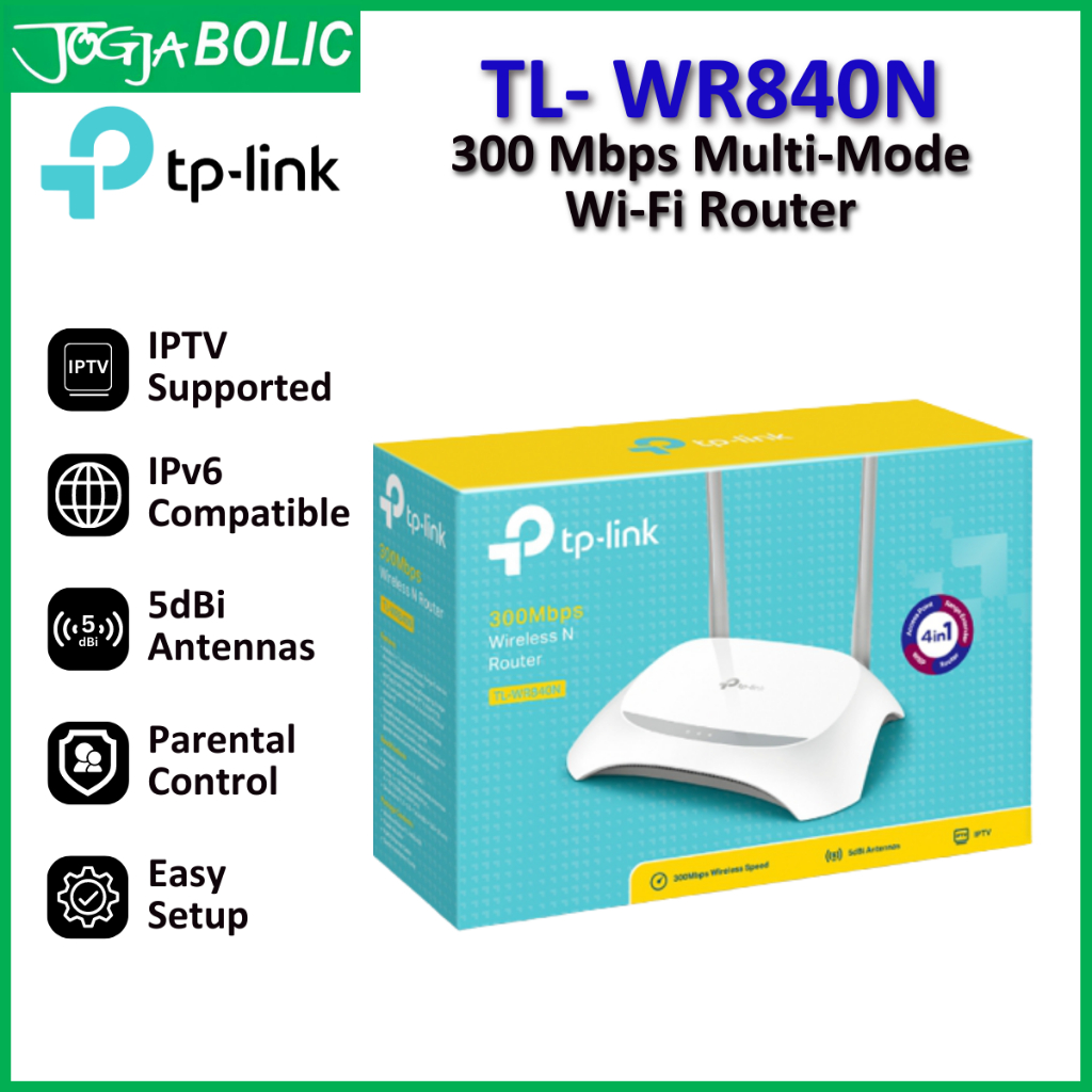 Jual Wifi Router TP-Link TL-WR840N | Shopee Indonesia