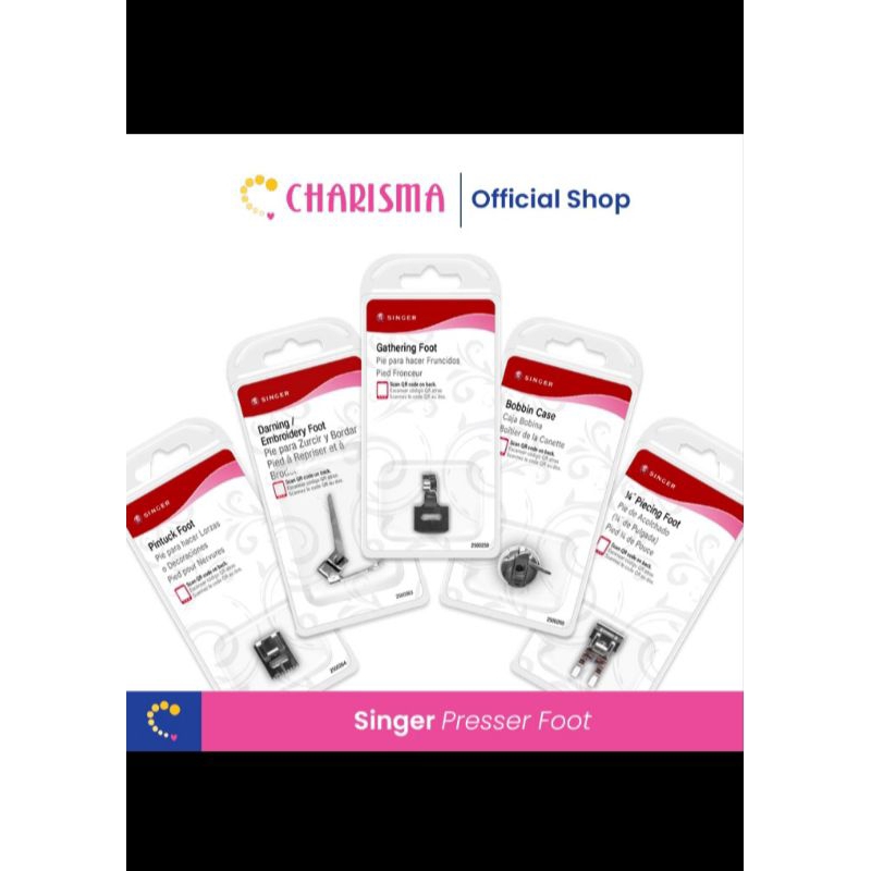 Jual Charisma Singer Presser Foot - Peralatan Alat Jahit/Bobbin ...